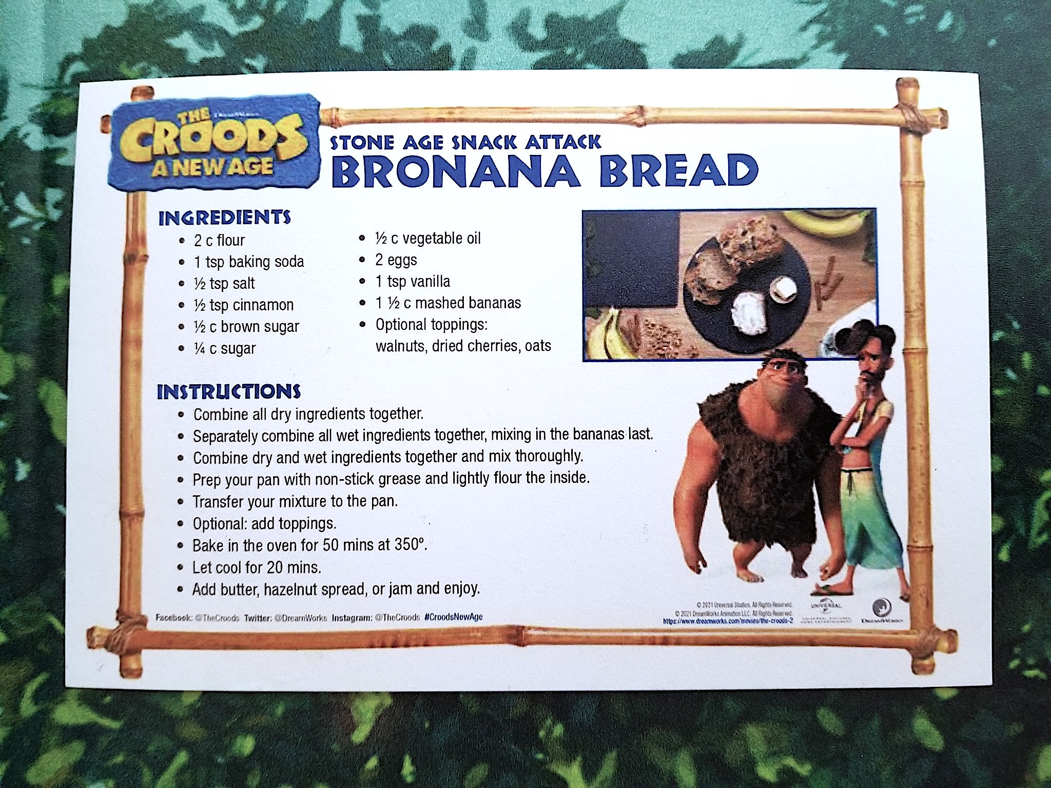 Bronana-Bread-Recipe-Croods-Movie - Horsing Around In LAHorsing Around ...