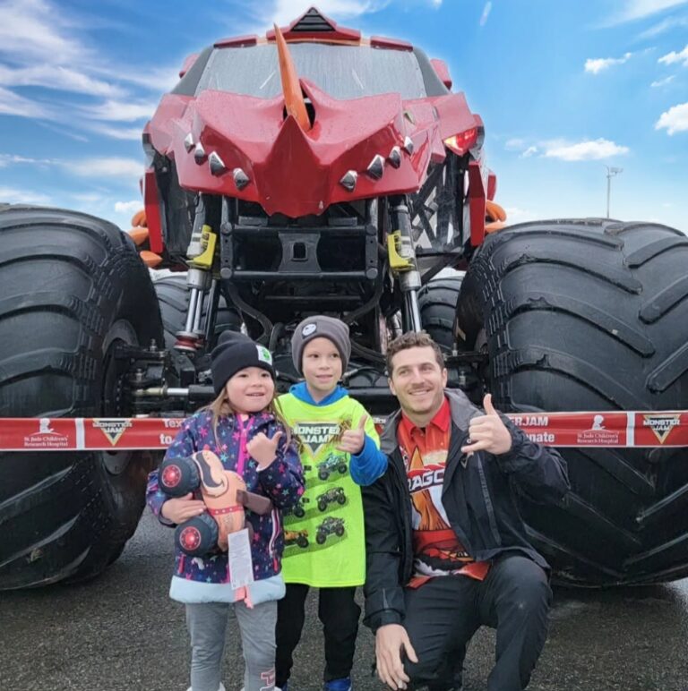 Pit Party Monster Jam Angel Stadium Anaheim - Horsing Around In ...